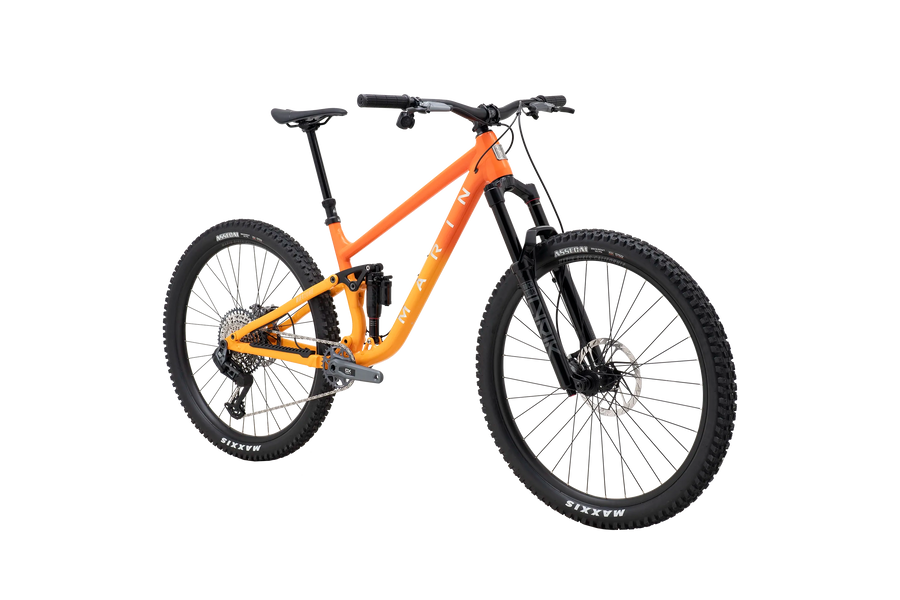 Marin Rift Zone XR AXS Full Suspension Mountain Bike - Orange/Yellow ...