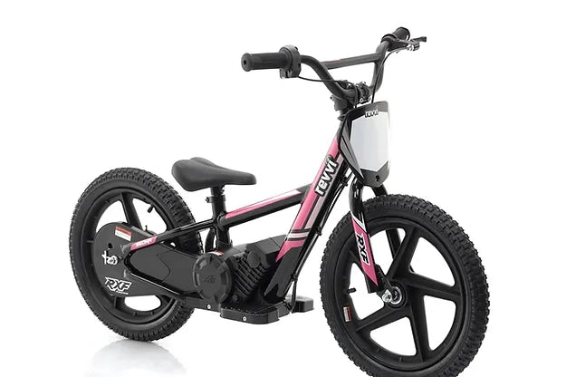 Revvi 16" Kids Electric Balance Bike - Pink · The Rolling Fix